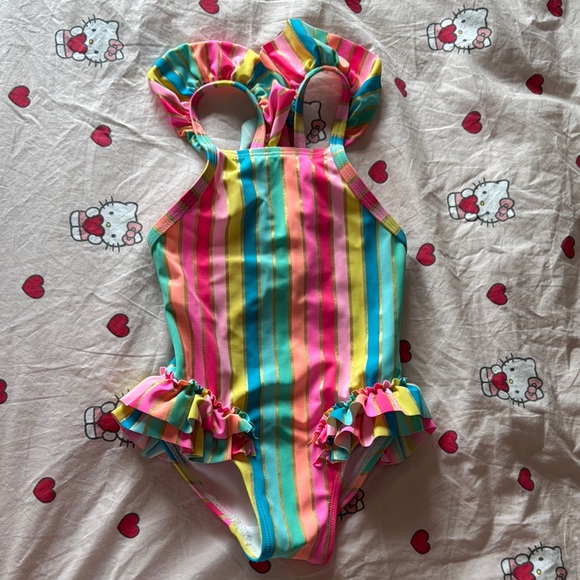 Flapdoodles | Swim | Colorful Striped Swimsuit For Kids | Poshmark